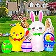Amazon.com: WorTade 6 FT Easter Inflatables Outdoor Decorations ...