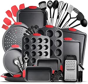 Amazon.com: EATEX Bakeware Set - Baking Pans Set Nonstick Surface ...