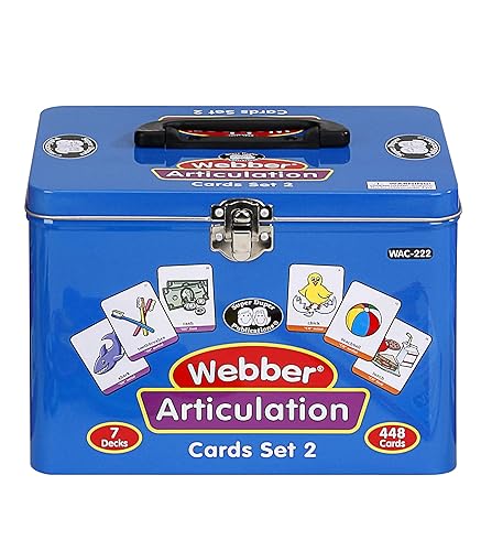 Super Duper Publications | Set of 7 Webber® Articulation Card Decks ...