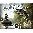 Amazon.com: 2025 Bass Fishing Wall Calendar 16-Month X-Large Size 14x22 ...
