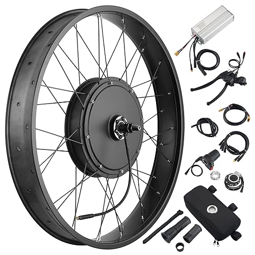 AW 20"x4"/26"x4" Fat Tire 48V Ebike Electric Front/Rear Wheel Bicycle ...