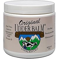Amazon.com: Original Udder Balm ubalm White - Unscented Hydrating Cream ...