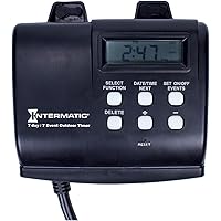 Intermatic HB880R 15-Amp Outdoor Digital Timer for Control of Lights ...