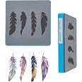 Amazon.com: SUPERDANT Leather Feather Earrings Cutting Dies 4 Shapes ...