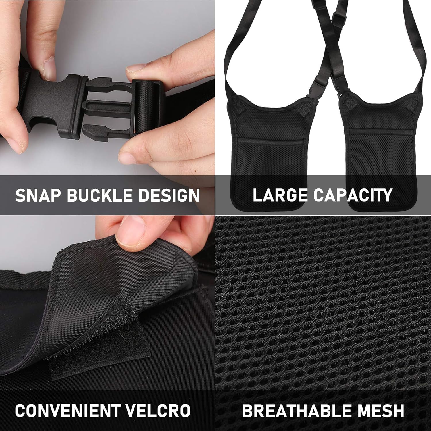 wiipara Anti-Theft Hidden Underarm Shoulder Bag for Men, Concealed Pack ...