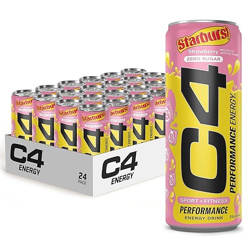 Cellucor C4 Performance Energy Drink | STARBURST Strawberry | Zero ...