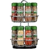 McCormick Gourmet Three Tier Wood 24 Piece Organic Spice Rack Organizer ...