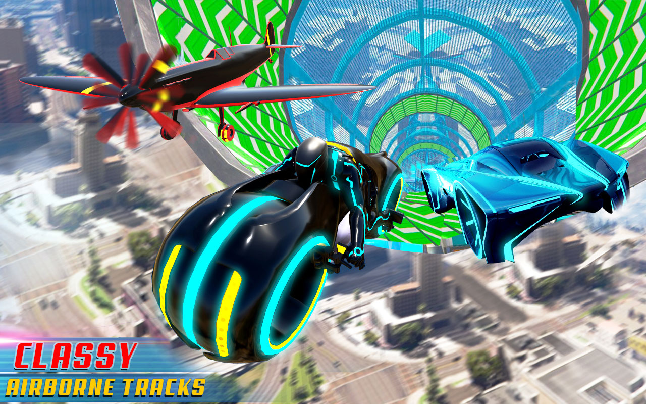 Amazon.com: Tron Bike Transform Car Driving Simulator | Sci-fi bike ...