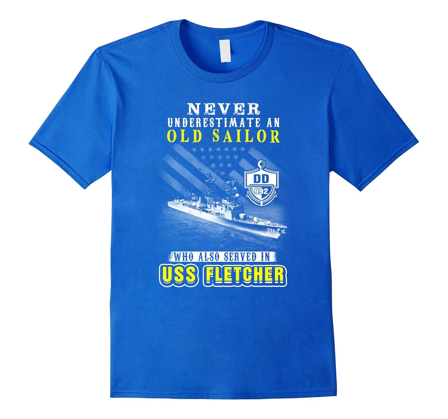 USS Fletcher (DD-992), never underestimate old sarlor who al-Art ...