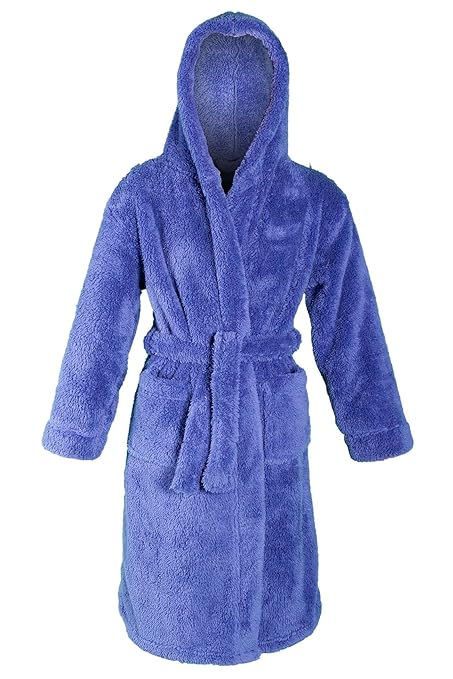 MINIKIDZ Childrens Kids Boys Dressing Gown Robes, Super Soft Snuggle ...
