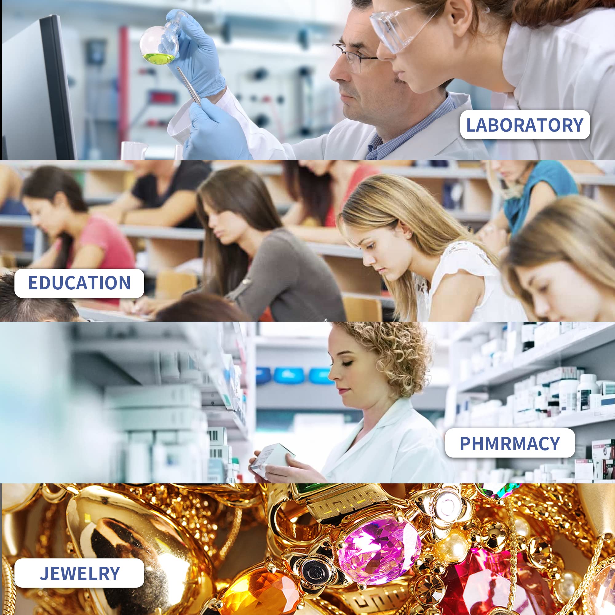 LACHOI Lab Scale 5000gx0.01g Precision Scale 0.01g Accuracy Laboratory ...