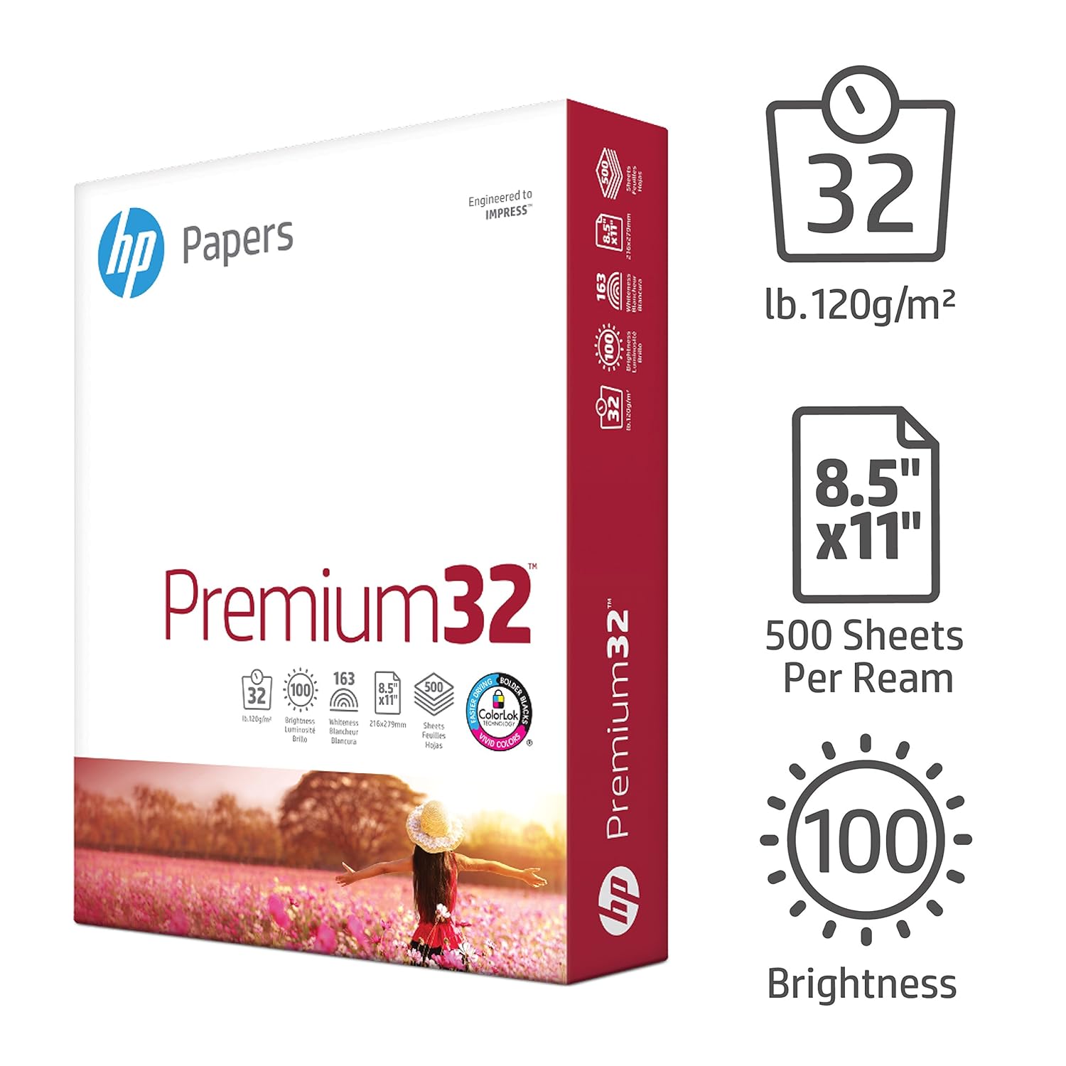 Office Supplies Size 8 5x11 2500 Sheets 5 Ream HP Premium24 Printer Copy Paper 1 Case Office office-supplies-size-8-5x11-2500-sheets-5-ream-hp-premium24-printer-copy-paper-1-case-office
