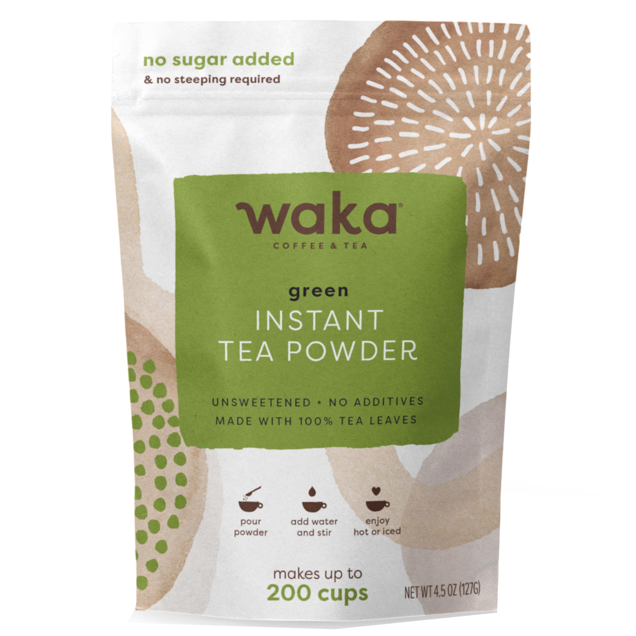 Mua Waka Premium Instant Tea — Classic Concentrated Green Tea Powder ...