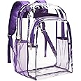 Amazon.com | Vorspack Clear Backpack Heavy Duty - Clear Backpacks for School Transparent Bookbag ...