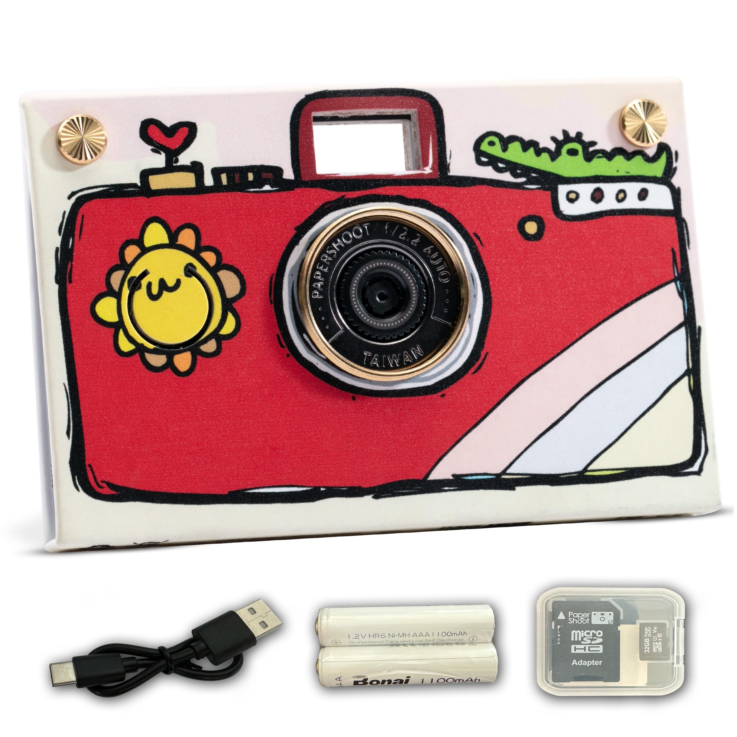 Paper Shoot Camera - 18MP Compact Digital Papershoot Camera Gift for ...