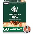 Amazon.com: Starbucks Coffee K-Cup Pods, Maple Pecan Flavored Coffee ...
