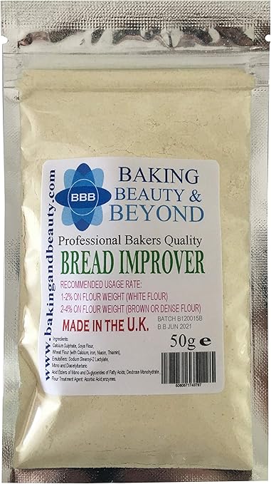 50g Professional Bakers Bread Flour & Dough Improver Perfect for Bread ...