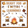 Amazon.com: Camping Bulletin Board Decorations Set, Marshmallow S'More ...