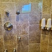 Amazon.com: drizzle 3-Chamber Soap & Shampoo Shower Dispenser, Wall ...