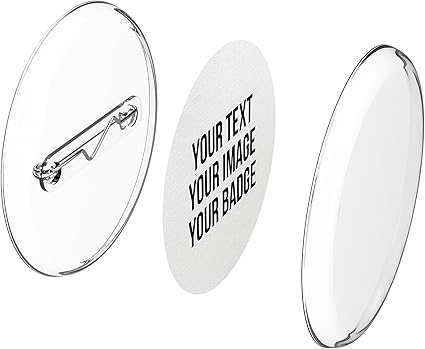 Faire ses badges personnalisés 30mm, avec épingle sans machine (lot de ...