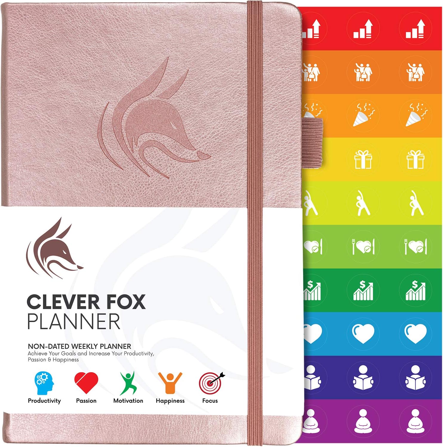 Clever Fox Planner – Weekly & Monthly Planner to Increase Productivity ...