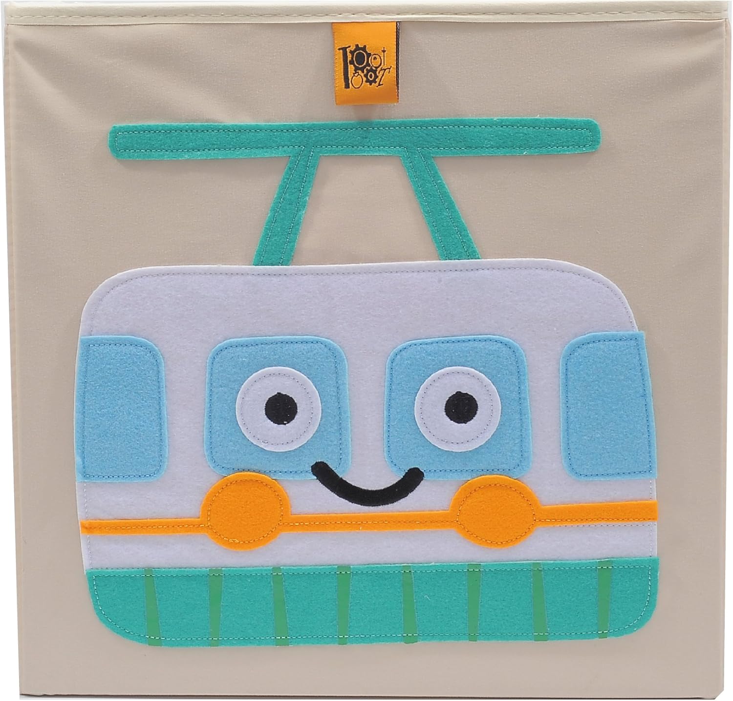 Toot Toot Square Children Storage Box Toy Organiser Foldable (Cable Car ...