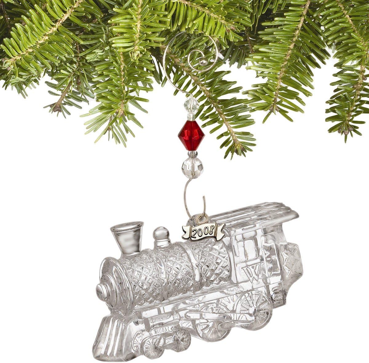 Amazon.com: Waterford Crystal Train Engine, First in a Series Ornament ...