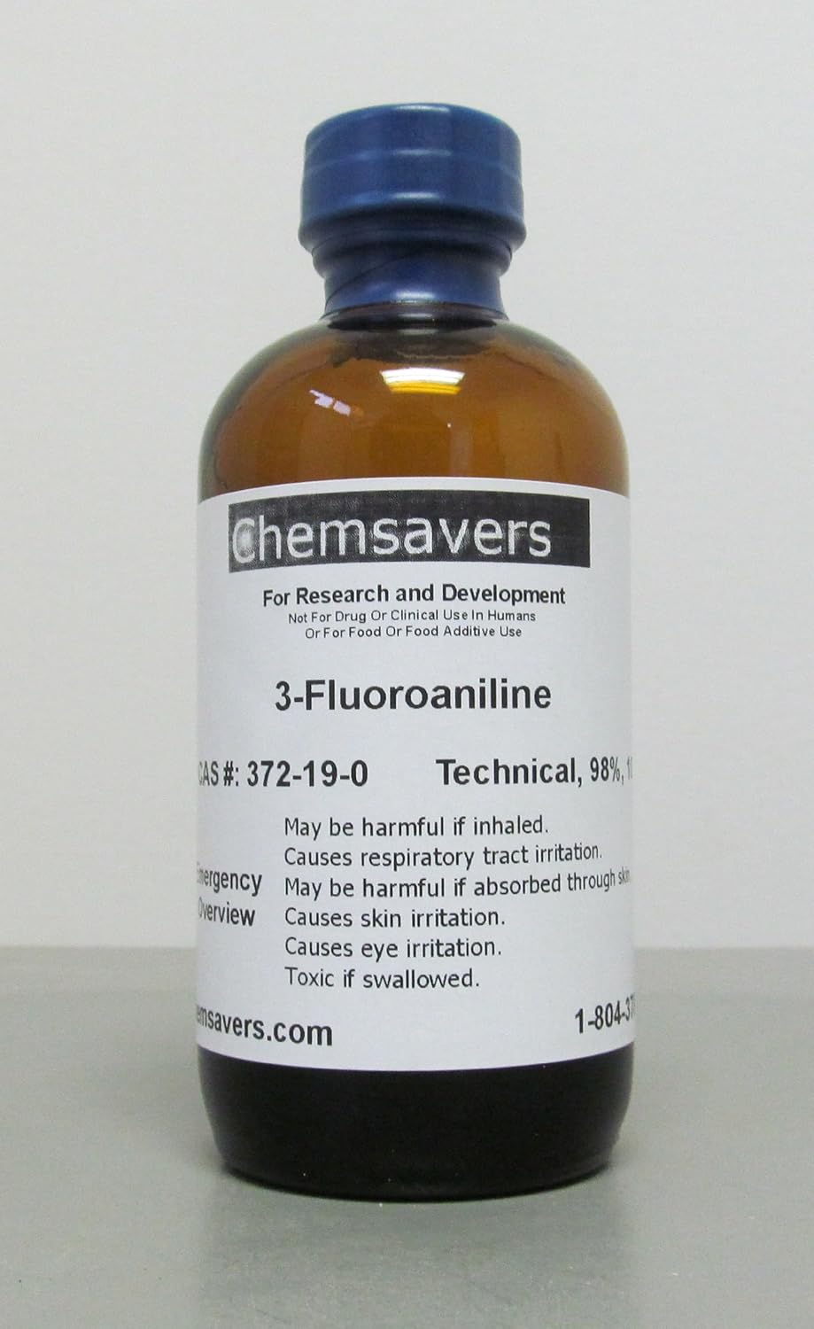 3-Fluoroaniline, Technical, 98%, 100g: Lab Chemicals: Amazon.com ...