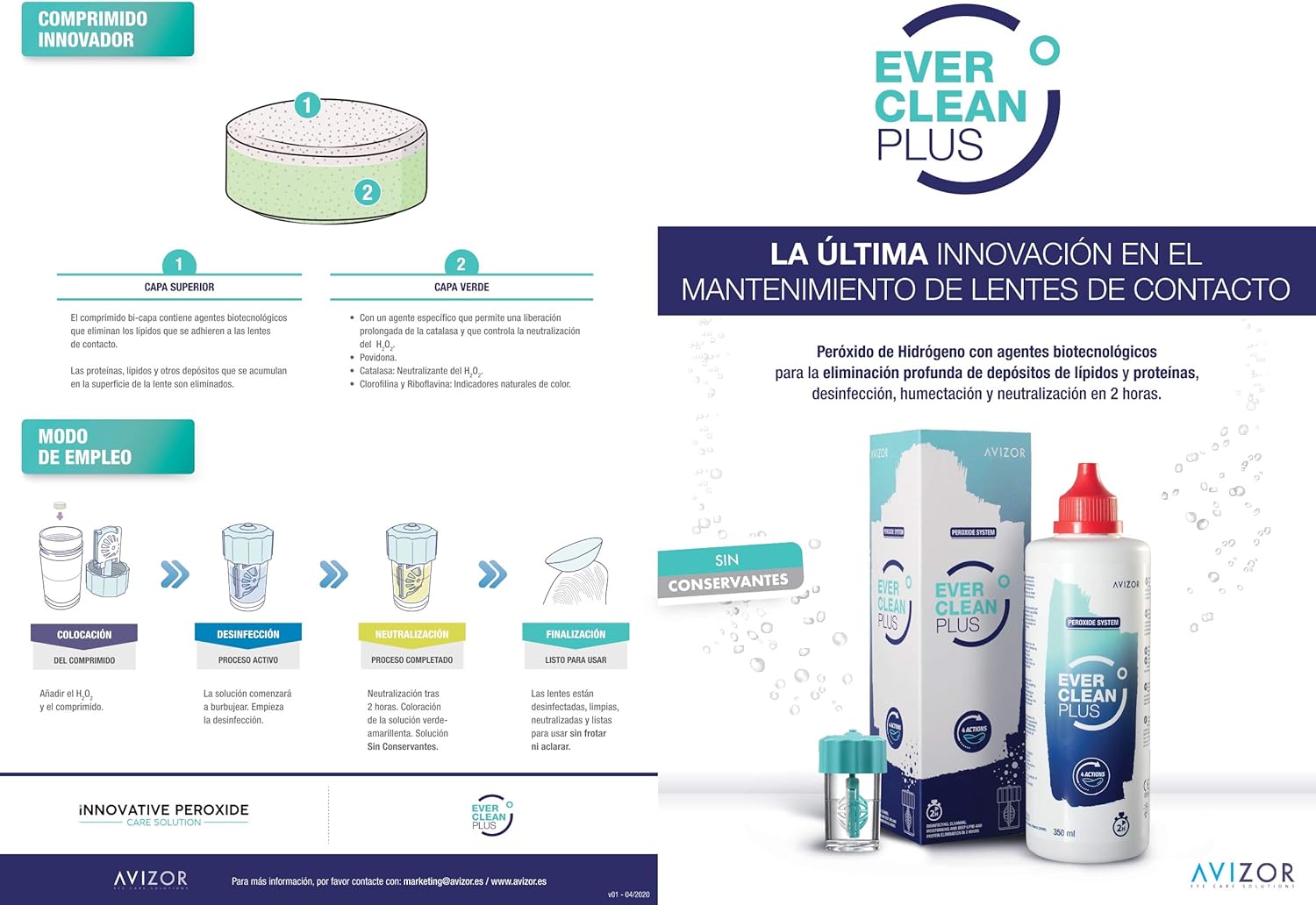 AVIZOR New Everclean Plus Cleaning and Disinfection Solution for All ...