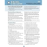 Excel 2019 Reference and Cheat Sheet: The unofficial cheat sheet for Microsoft Excel 2019: i30 ...