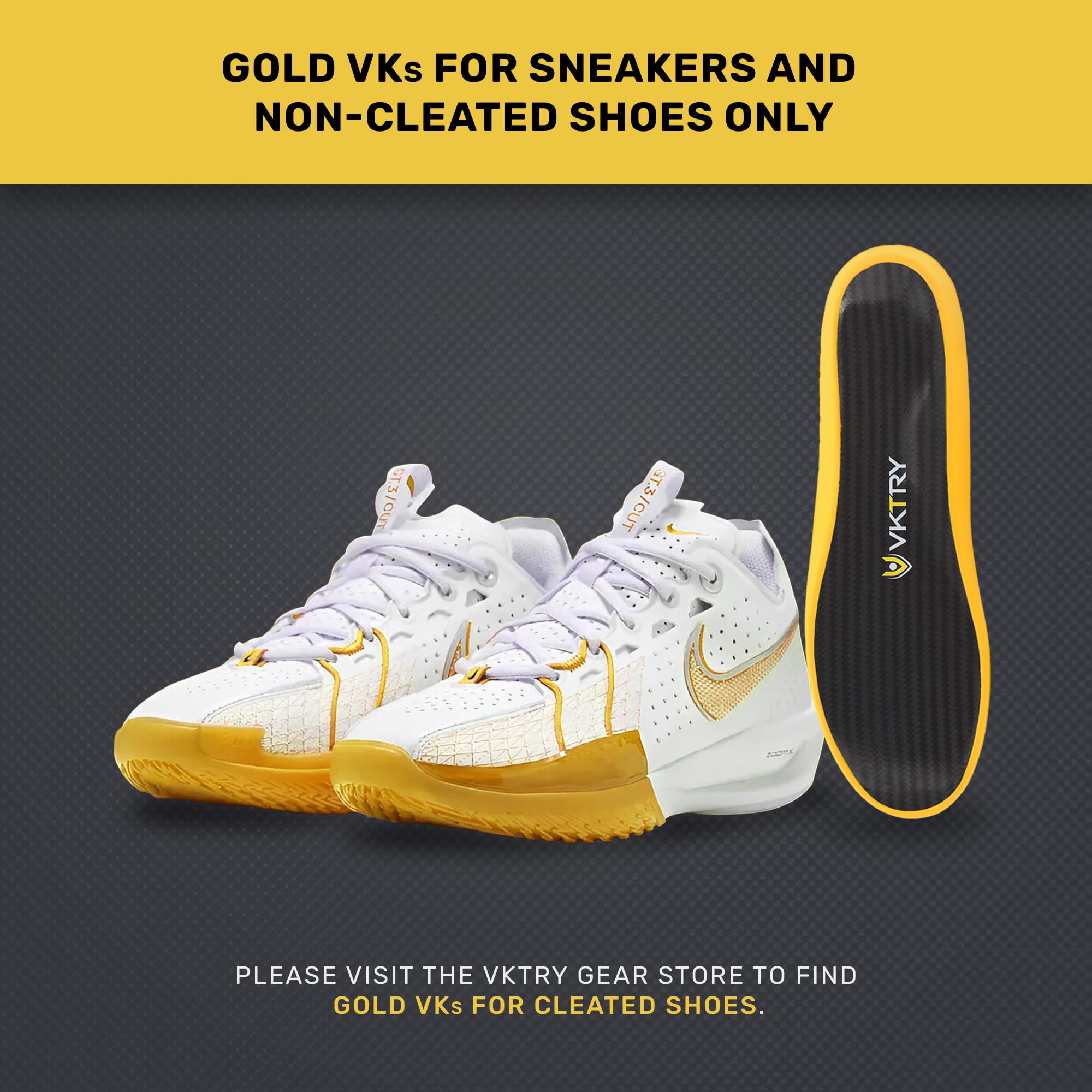 Plantillas VKTRY Gold Performance: inserciones de fibra de carbono ...