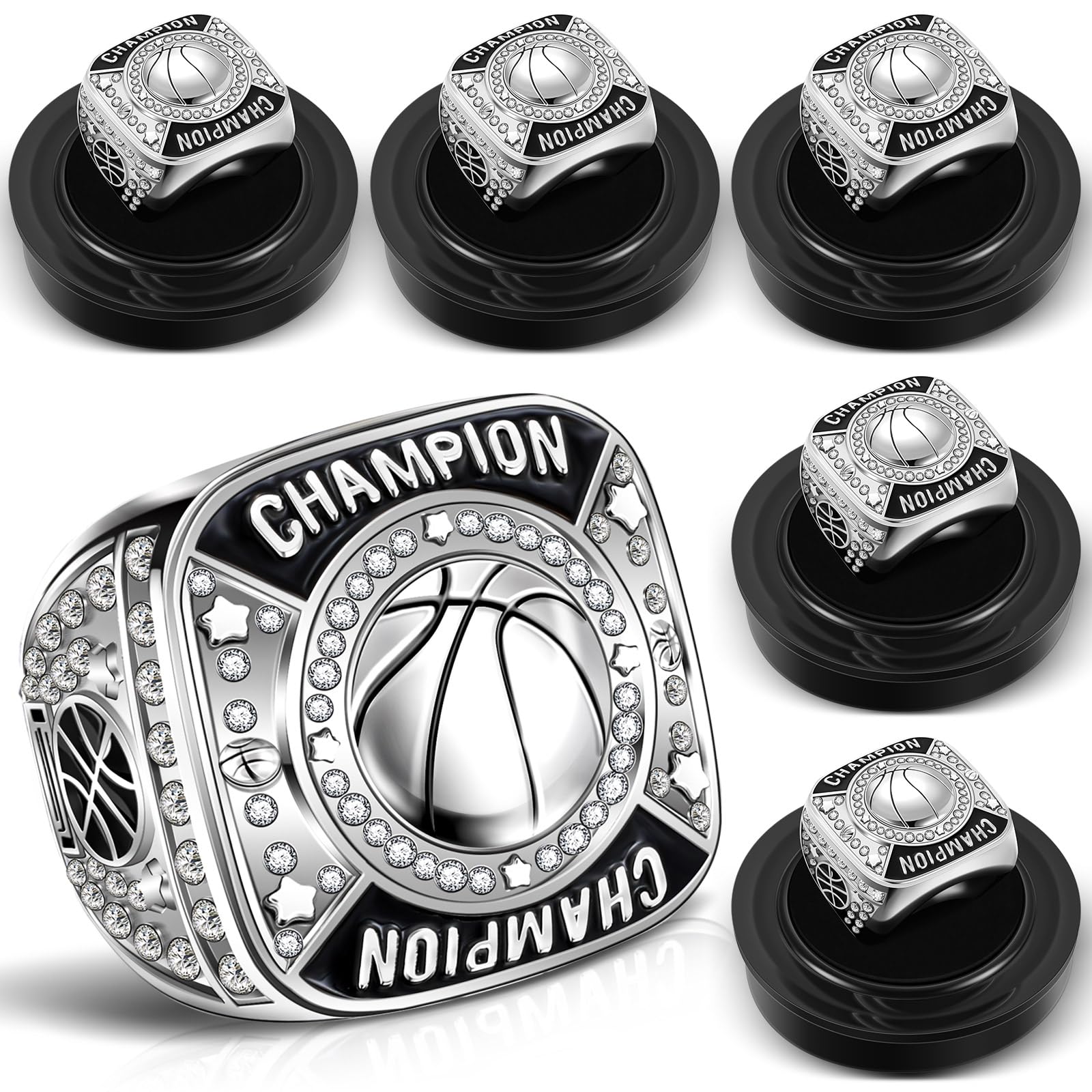 Remuuly Basketball Champion Rings Basketball Champion Trophy Rings ...