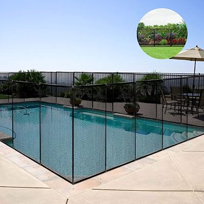 Giantex 4Ft X12Ft Swimming Pool Fence in Ground Australia | Ubuy