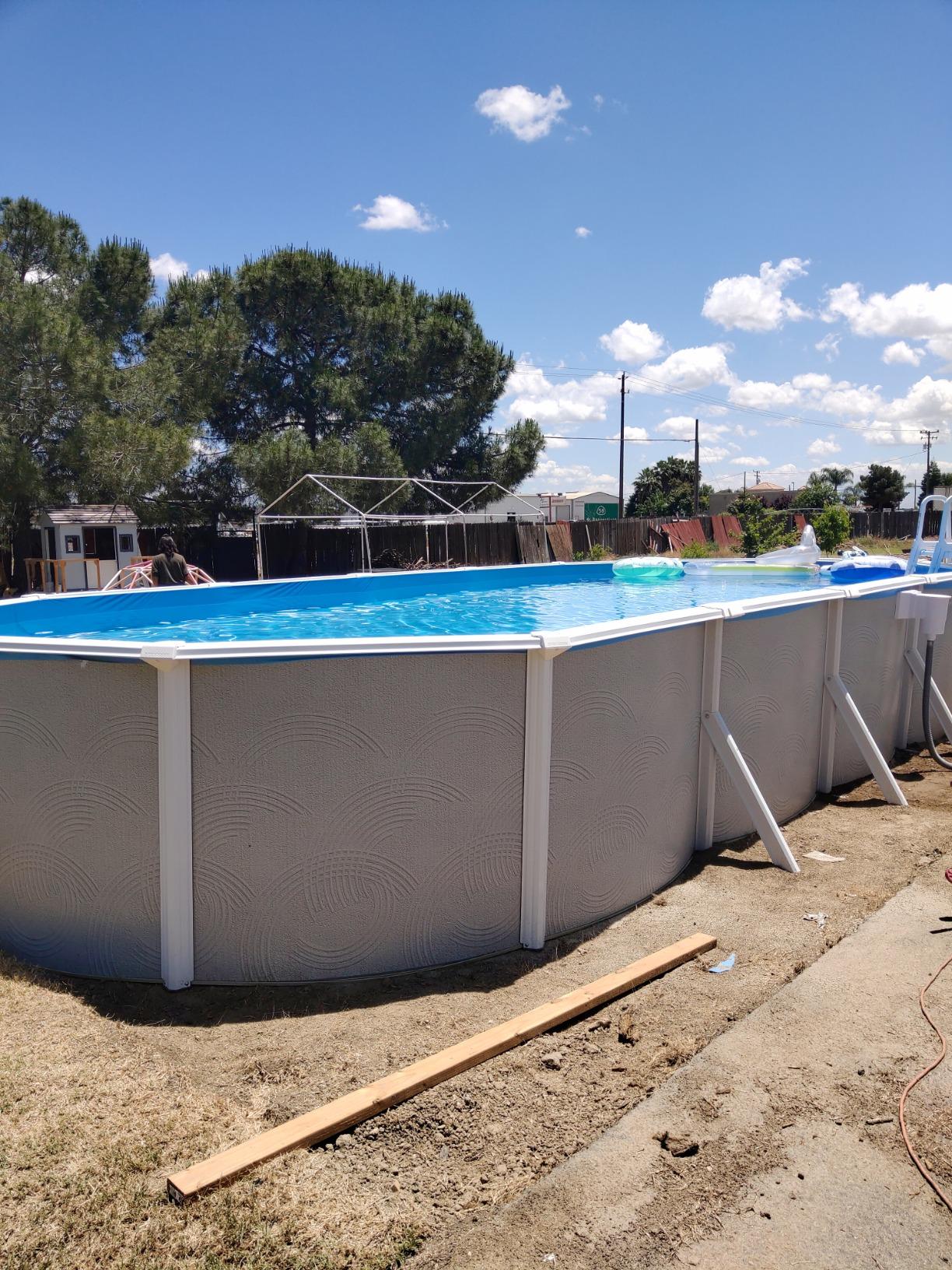 $123/mo - Finance Blue Wave Belize 18-Feet by 33-Feet Oval 52-Inch Deep ...