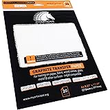 Amazon.com: Graphite Transfer Paper, 20 Black Sheets - Wax Free ...