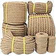 Amazon.com: Natural Jute Rope for Crafts,Decorating,Gardening, Bundling ...