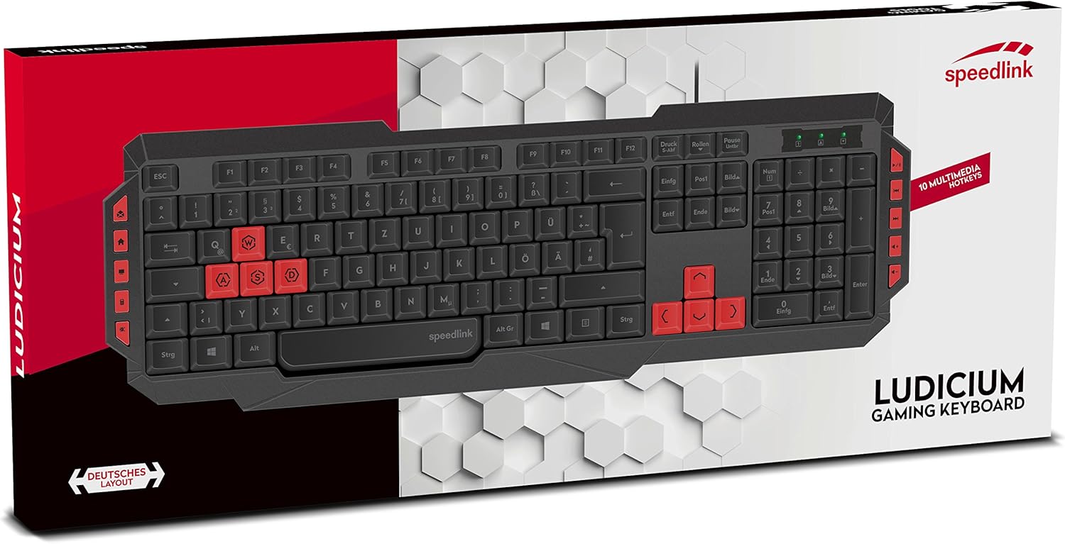 Speedlink LUDICIUM Gaming Keyboard – Multimedia -Reliable Technology ...