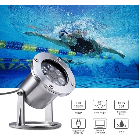 Mua Underwater Cameras 304 Stainless Steel IP68 5MP 2592×1944 POE IP ...