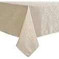 Amazon.com: Wekwch Tablecloth Cream Jacquard Rectangle Table Cloth 54 X ...
