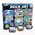 Amazon.com: ArtSkills Rock Painting Kit with Geode, Mandala & Glow in ...