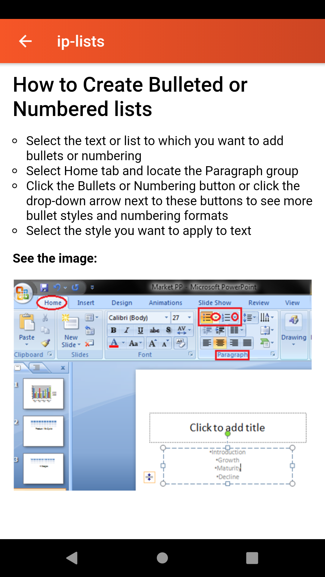 Guide for MS PowerPoint:Amazon.in:Appstore for Android
