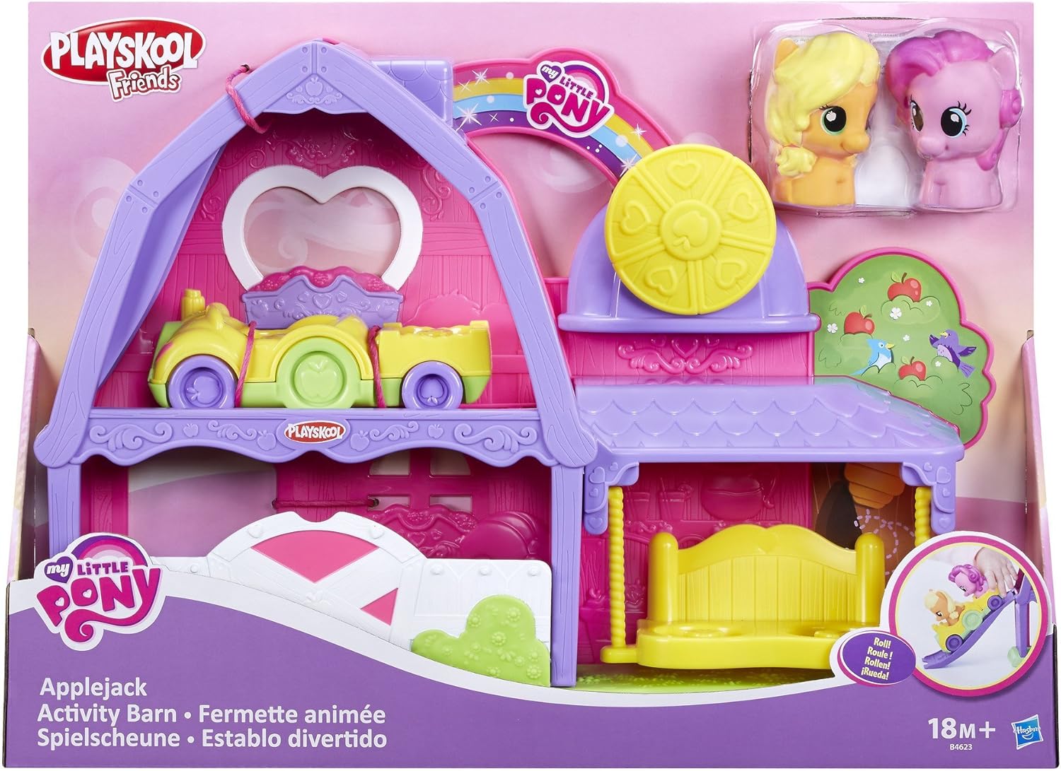 MY LITTLE PONY Playskool Friends Applejack Activity Barn Playset (Multi ...