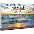 Amazon.com: Beach Wall Art Christian Wall Decor Sunset Beach Bathroom ...