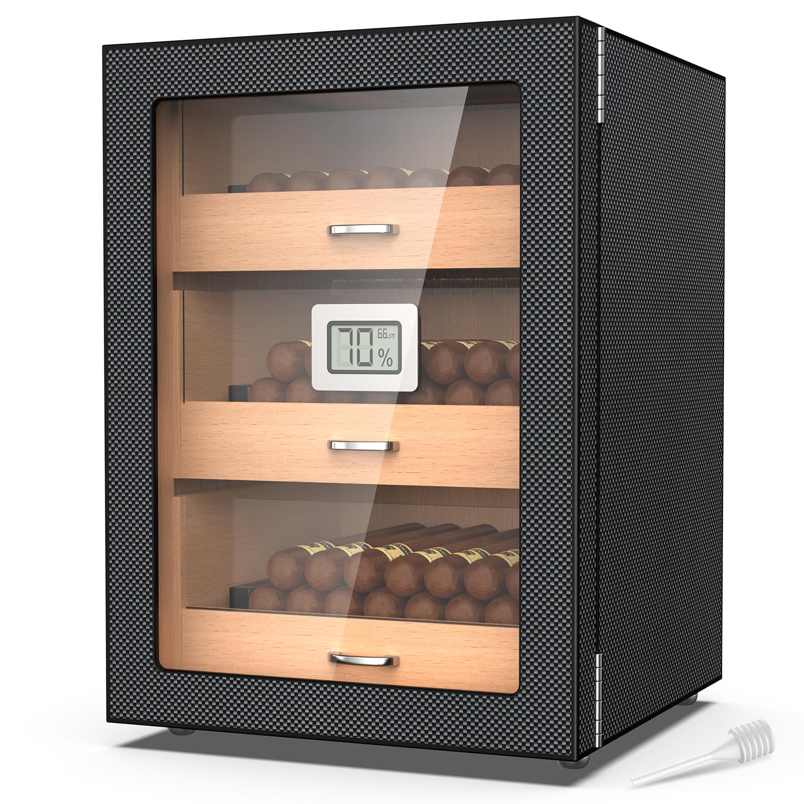 Mua Cigar Humidor, Storage 100-150 Counts Cigar Humidor Cabinet 3 Layer ...