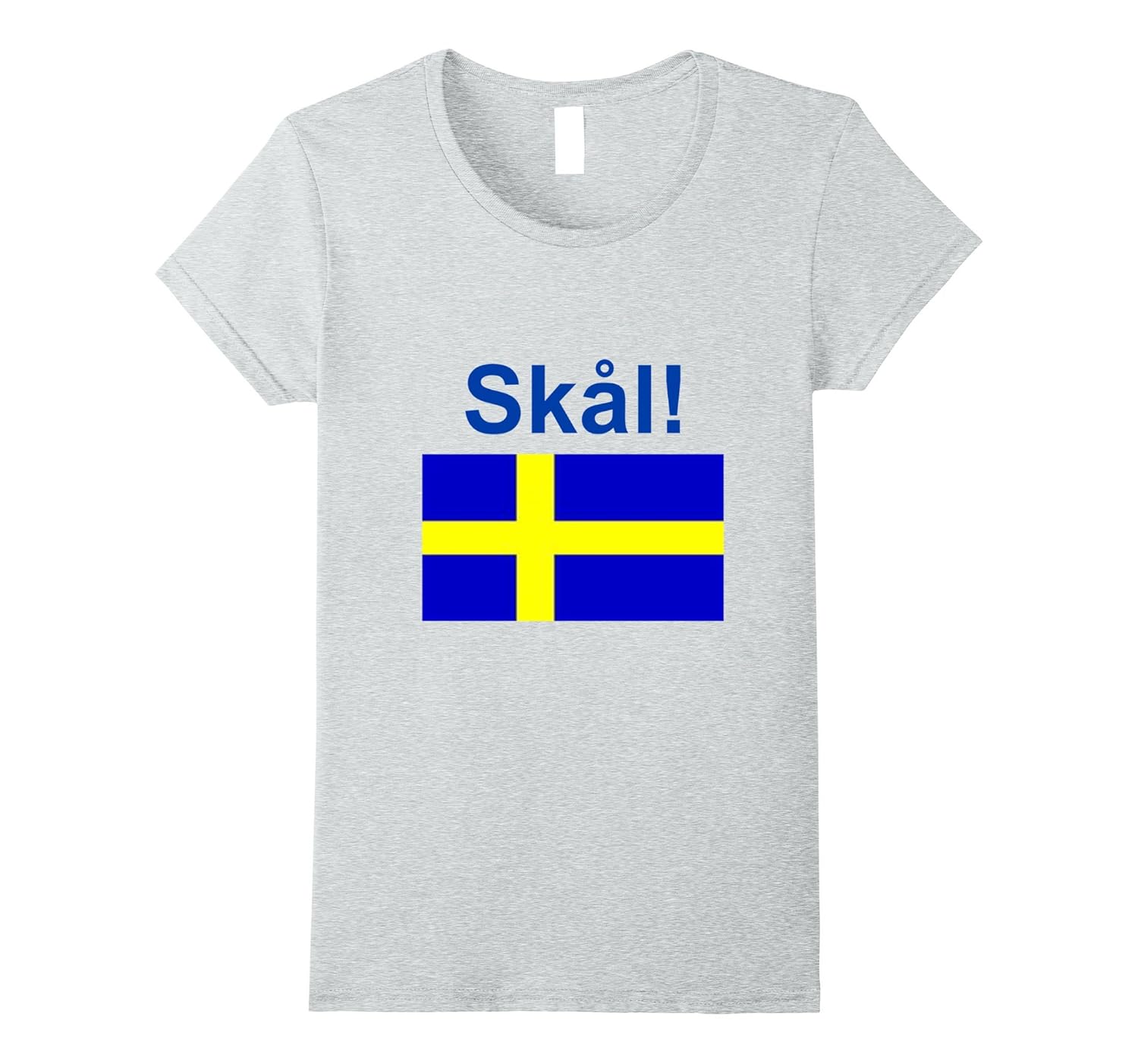 Skal Skol Cheers in Swedish Flag Drinking Toast