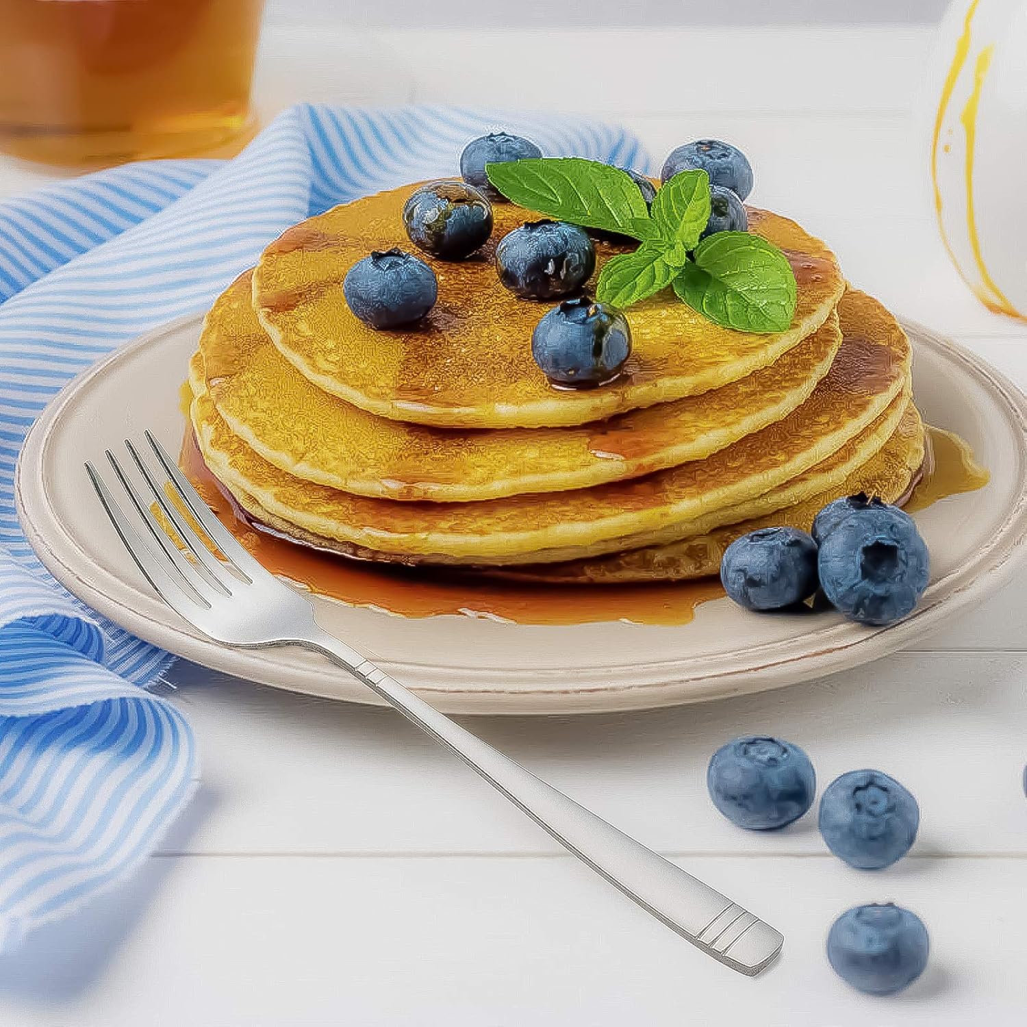 Leendines Desert Forks Set 12 Pieces, Stainless Steel Small Forks ...