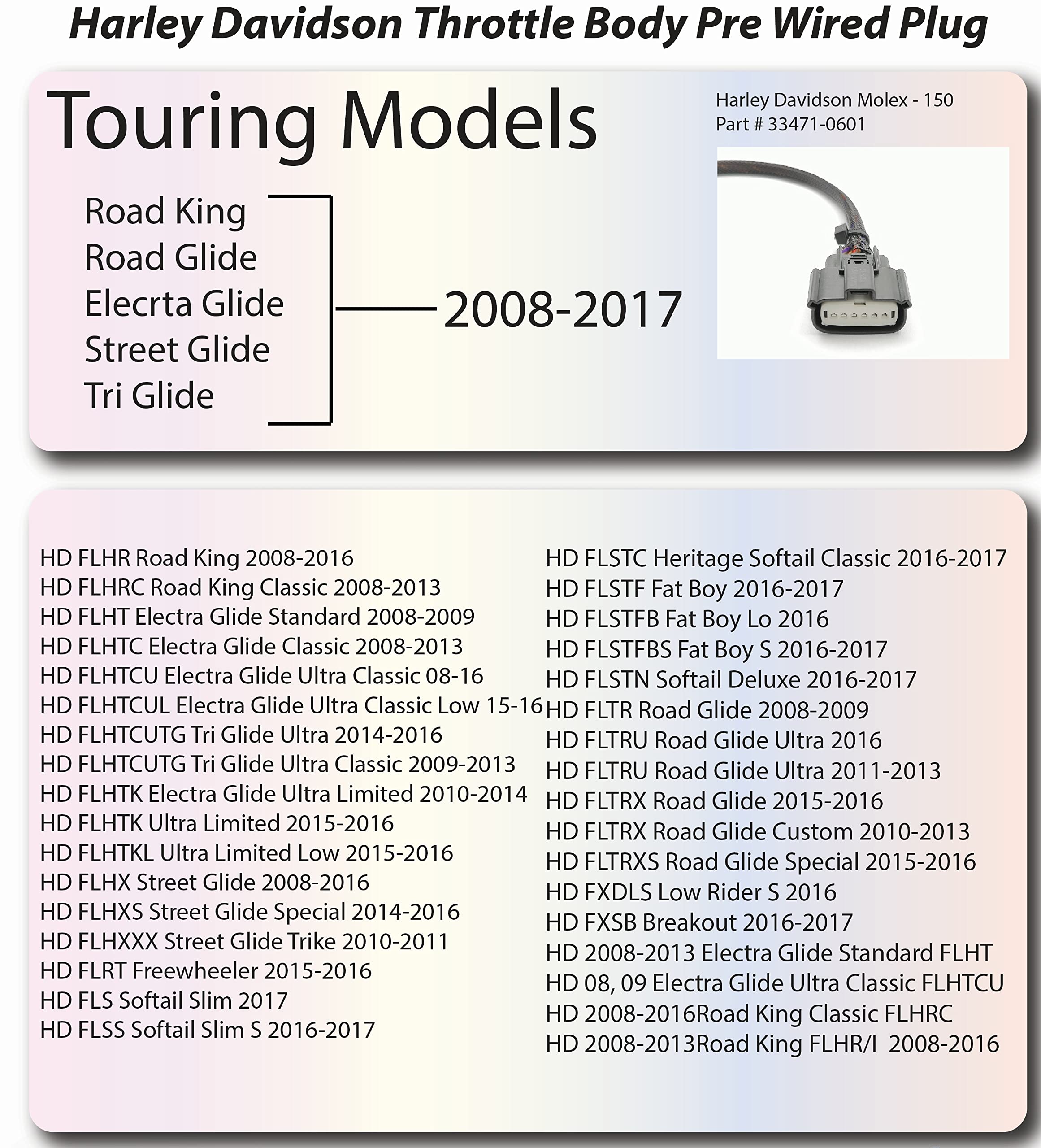 Mua HARLEY DAVIDSON PRE-WIRED THROTTLE BODY 6 PIN CONTROL ACTUATOR ...
