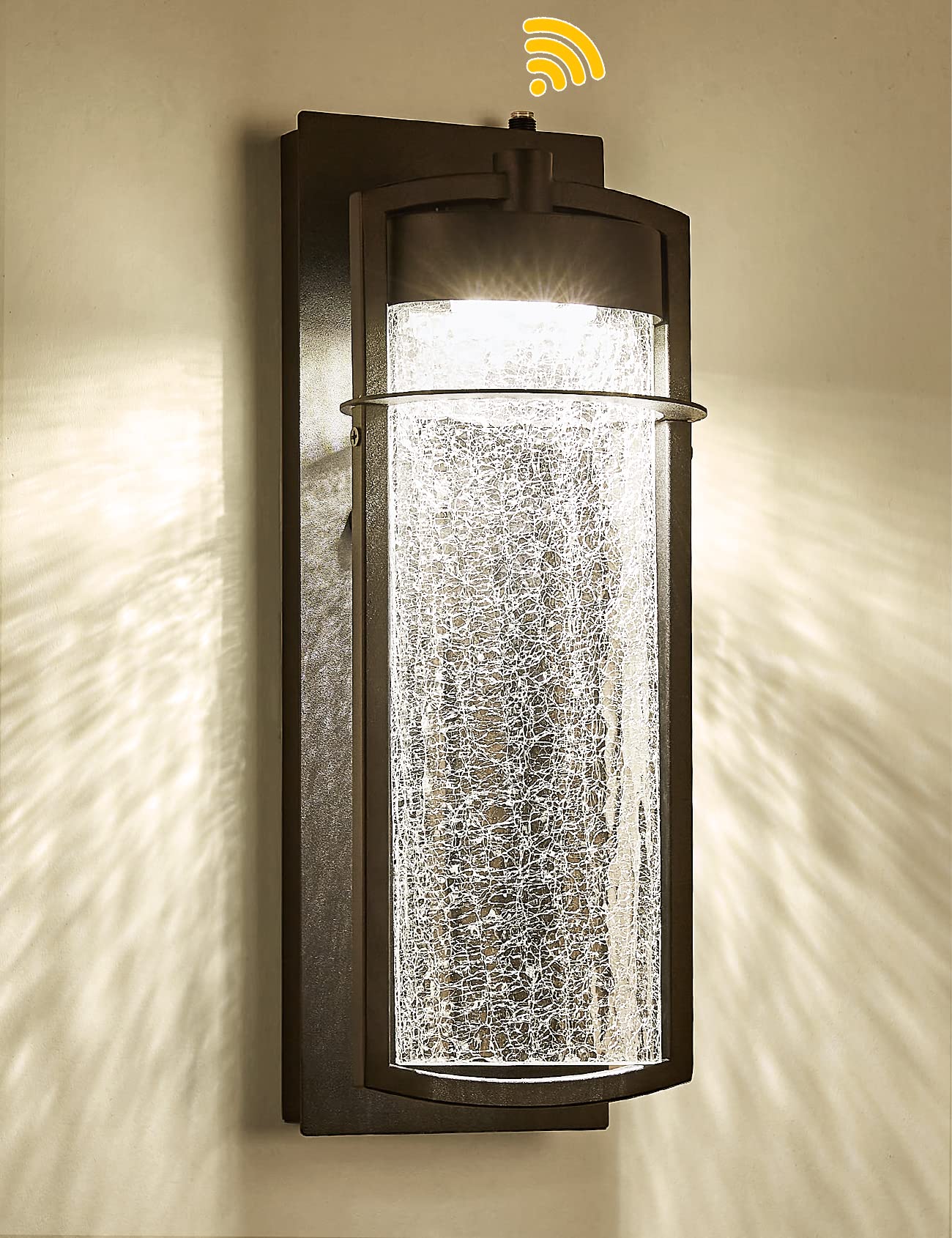 ZEGOLAER Dusk to Dawn Outdoor Wall Light, Integrated LED Porch Light ...