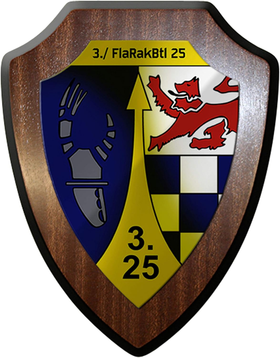 Amazon.de: Wappenschild - 3 FlaRak 25 Bundeswehr Flugabwehr Raketen 3 ...