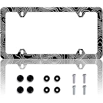 Metal License Plate Maps